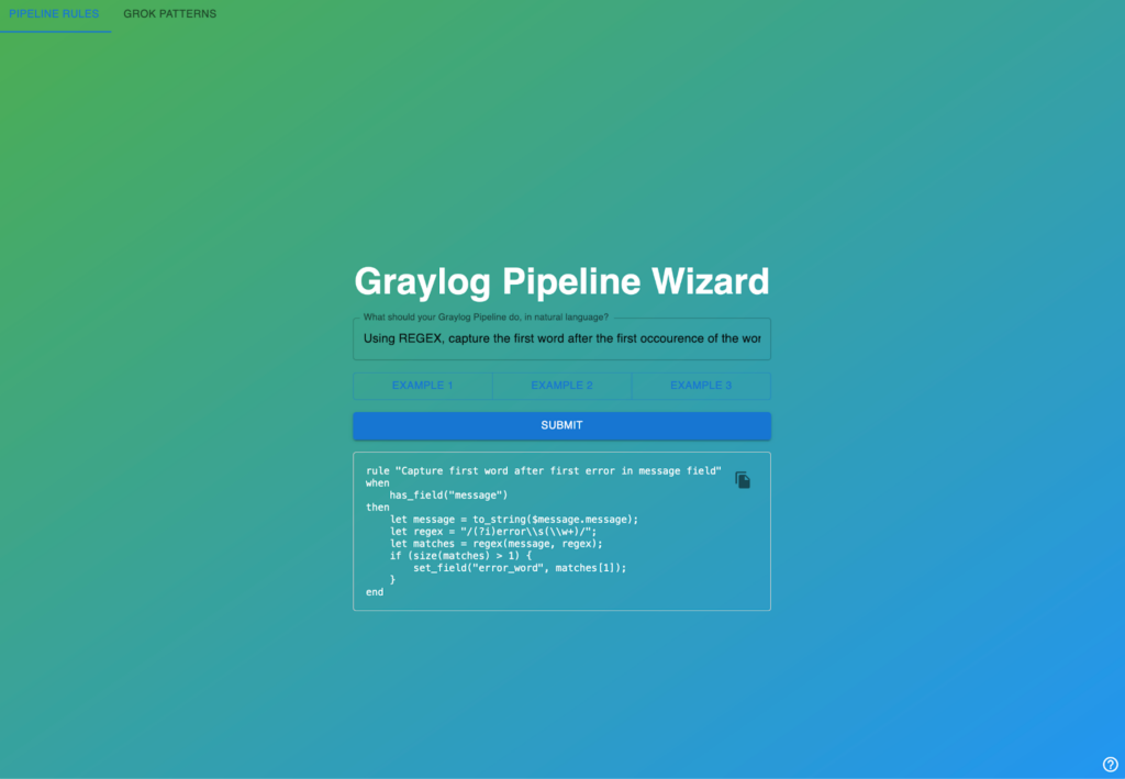 Graylog Parsing Rules and AI Oh My!
