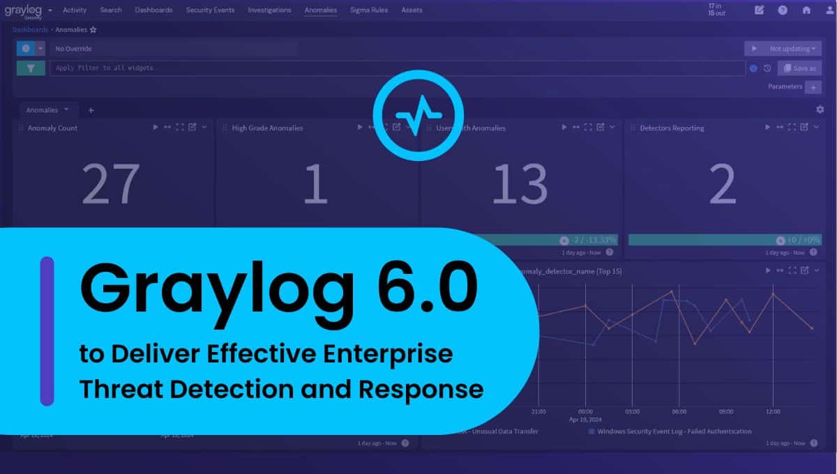 Graylog 6.0 to Deliver Effective Enterprise Threat Detection and Response