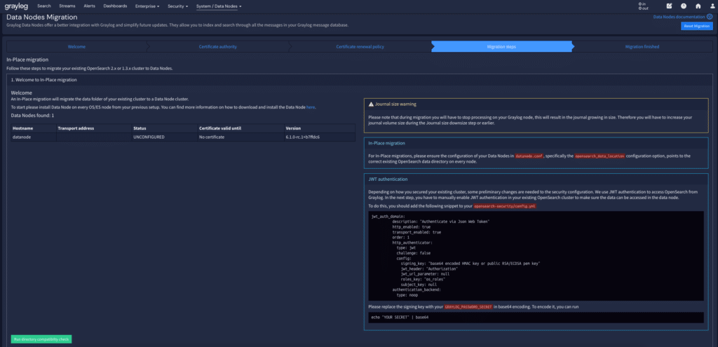 Simplifying Your Data Node Migration with Graylog